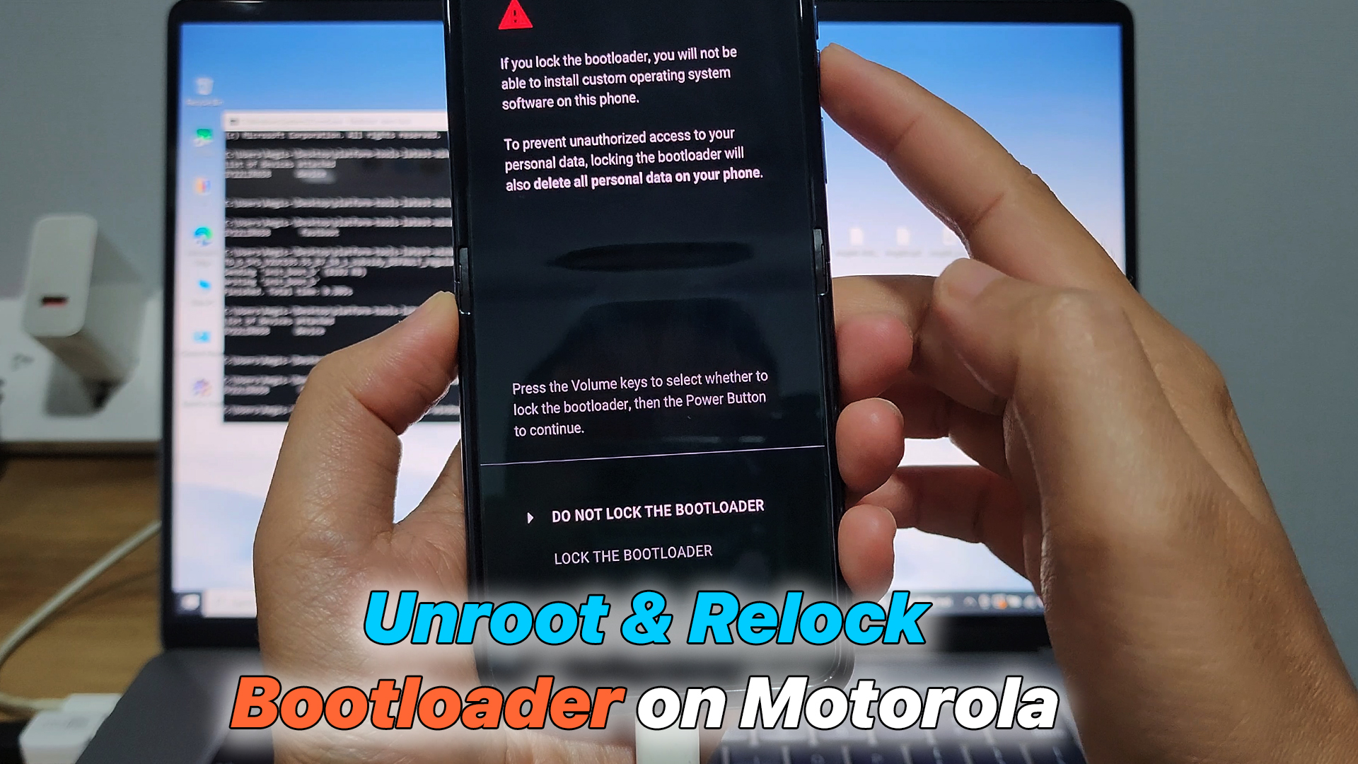 How to Unroot and Relock Bootloader on Motorola - ICTfix