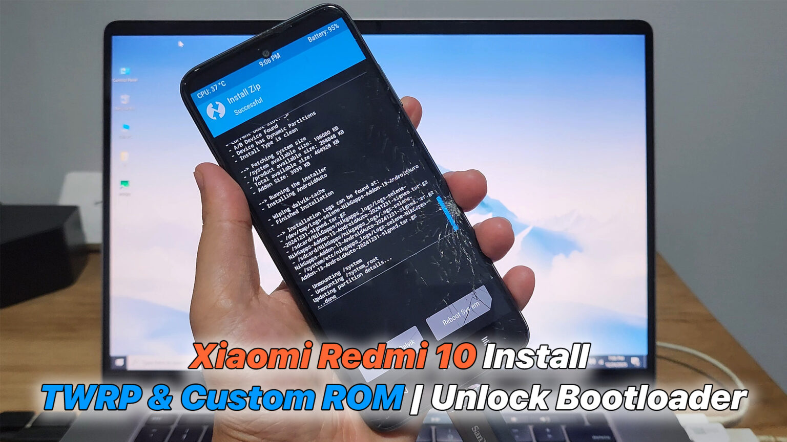 Xiaomi Redmi 10 Install TWRP & Custom ROM | Unlock Bootloader, Flash ...
